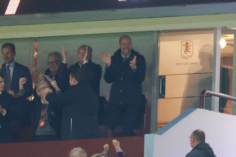 Prince William celebrates Aston Villa win with 'Sweet Caroline' dance