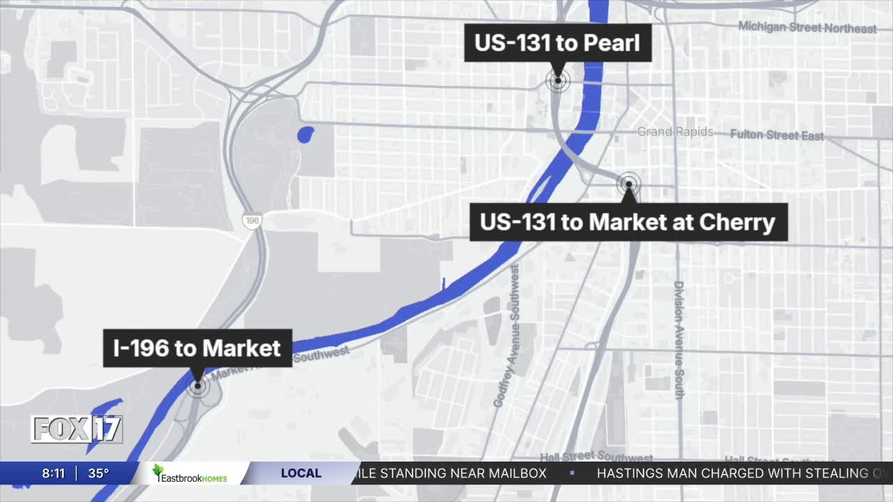 River Bank road closures: What to watch for in downtown Grand Rapids