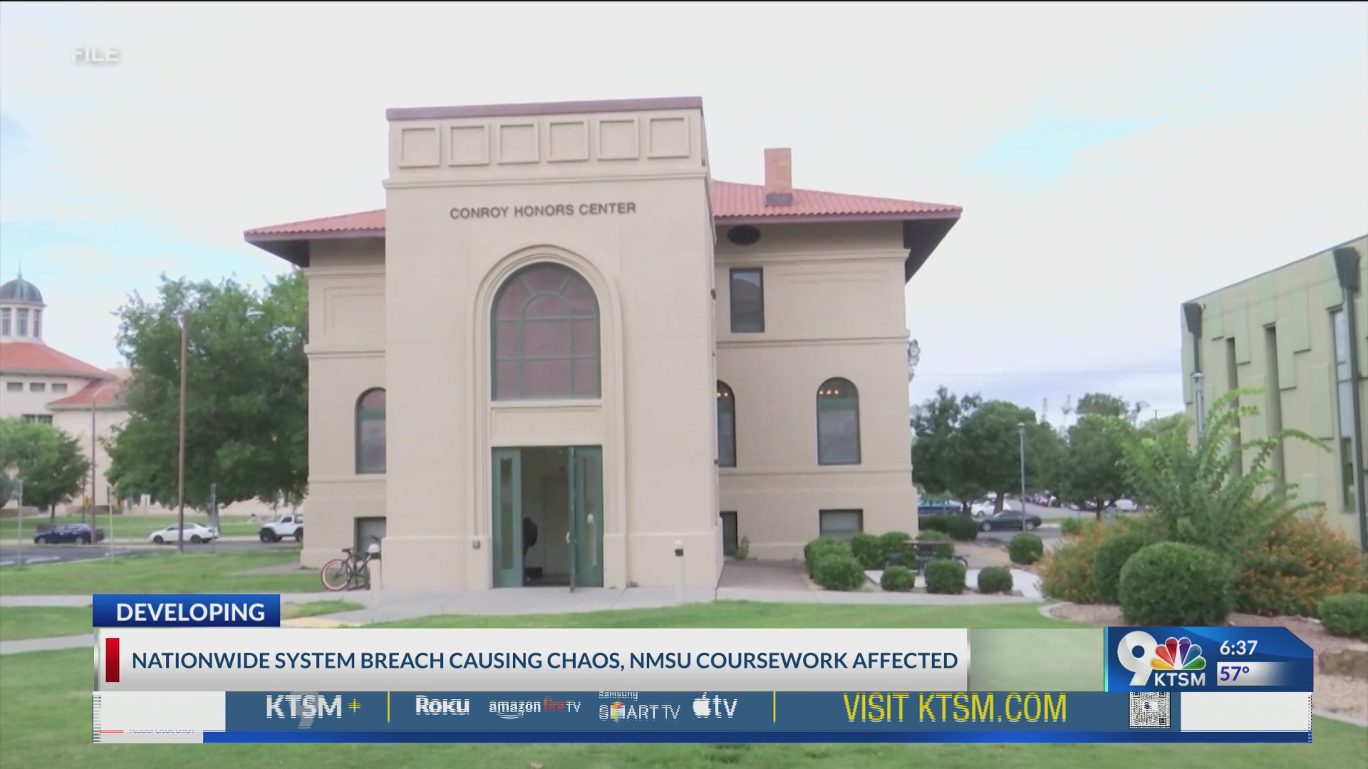 Security breach of NMSU online course