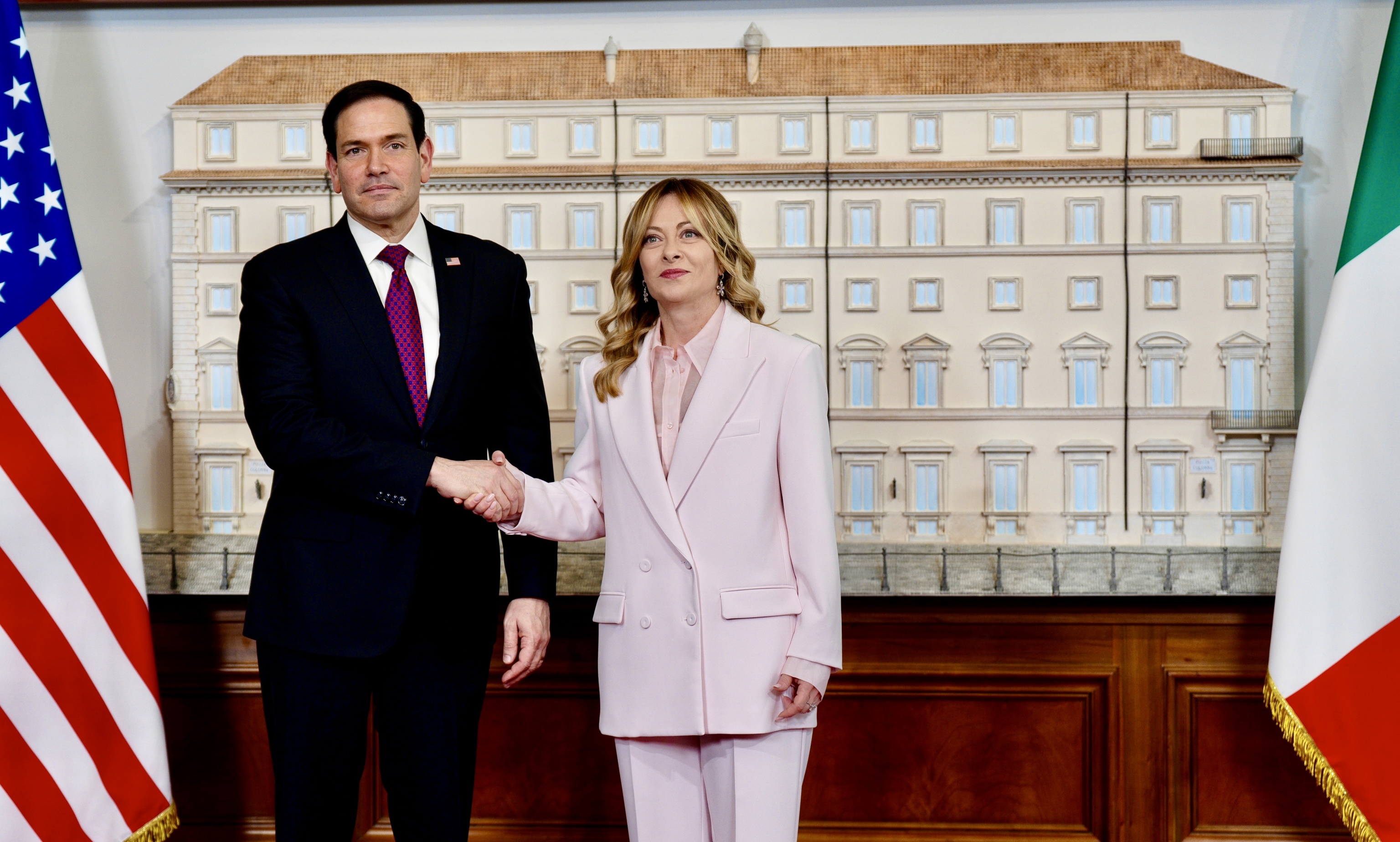 Meloni says frank dialogue with Rubio between allies defending national ...