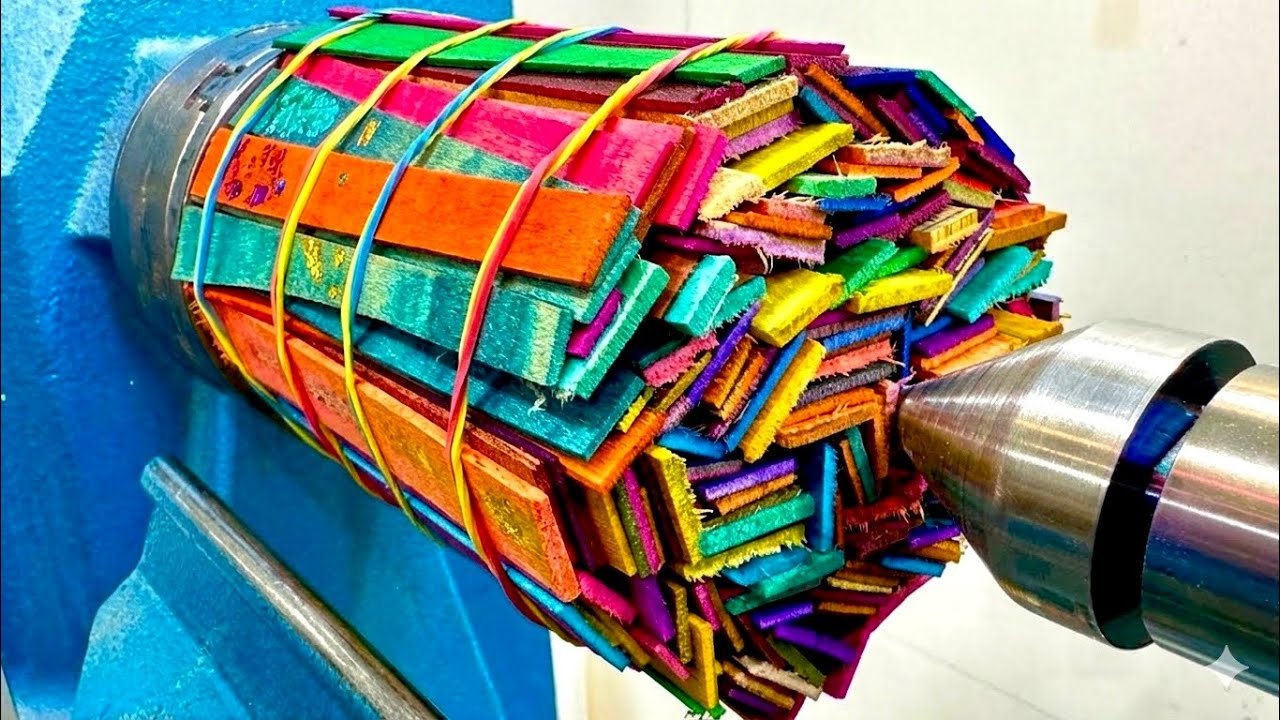 Mira lo que sucede cuando 1,001 pequeñas piezas de chapa comienzan a girar