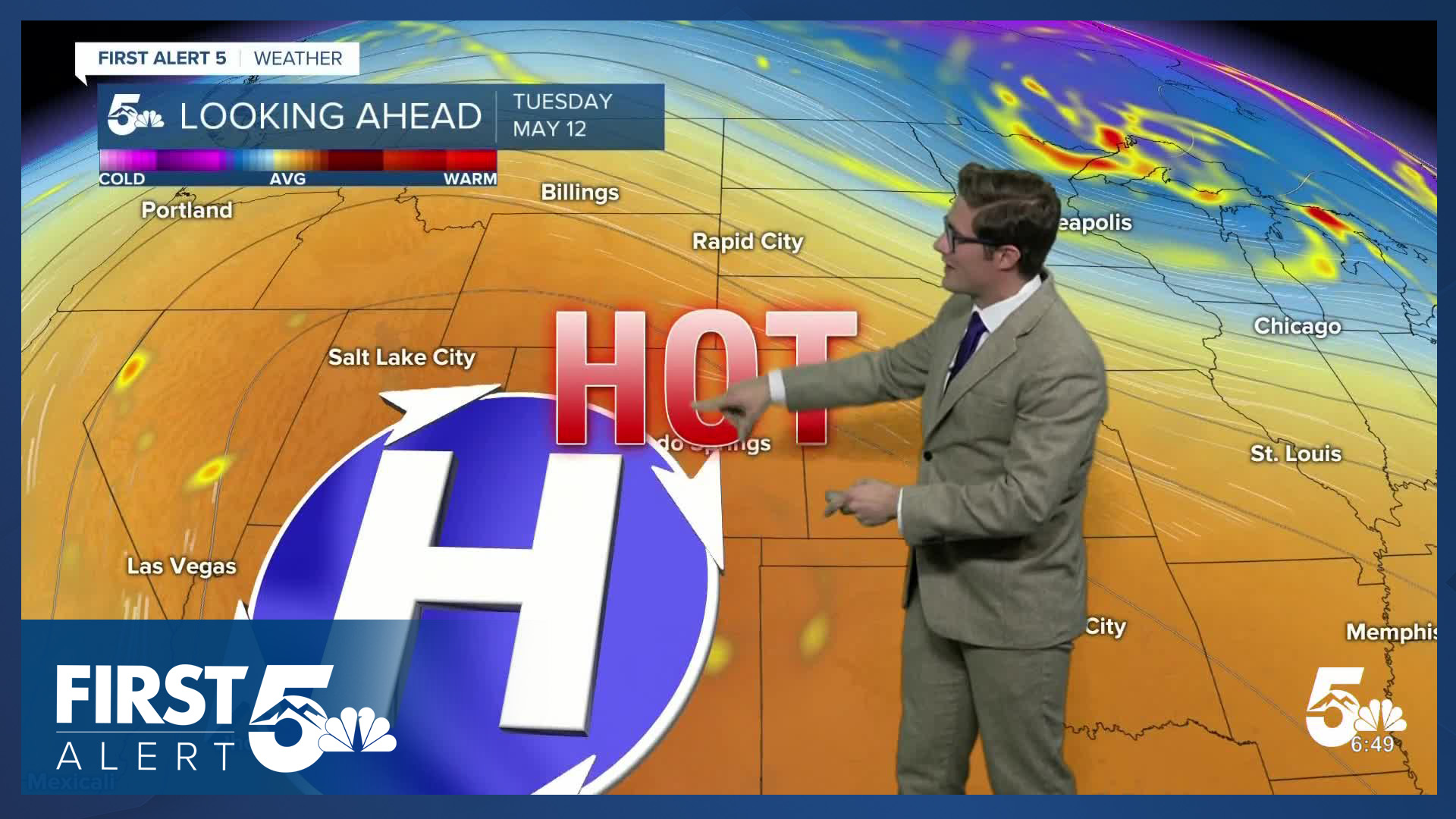 Warm and sunny end to the week with a heat wave on the way