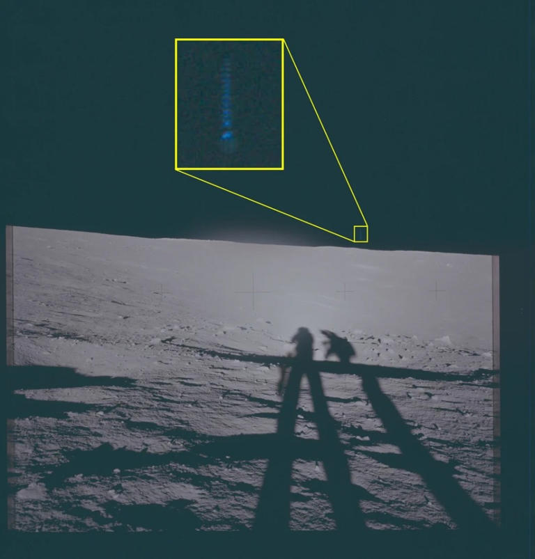 Apollo 17 crew reported seeing unidentified bright sparks that lit up ...