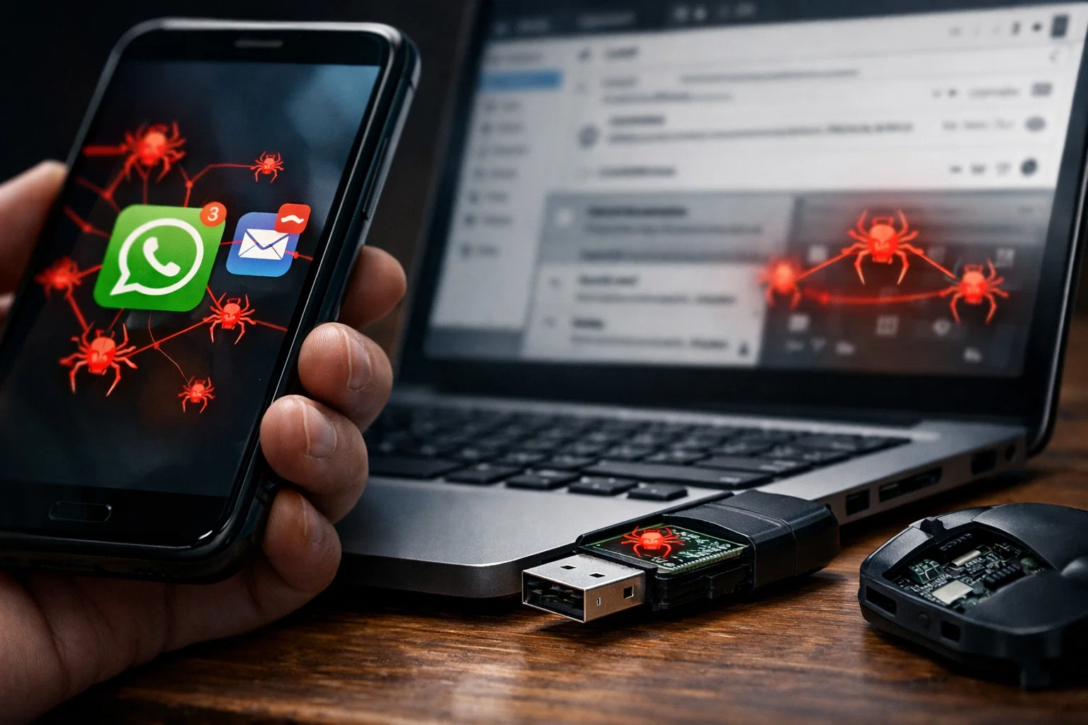 Un trojan bancario ora si propaga da solo su WhatsApp e Outlook