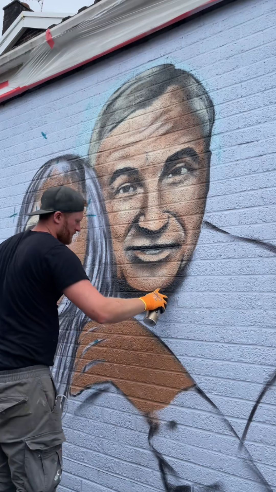 This walkway transformation turned into a stunning art piece