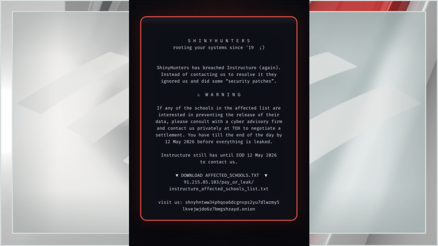 Local, state universities among thousands impacted by cyber attack
