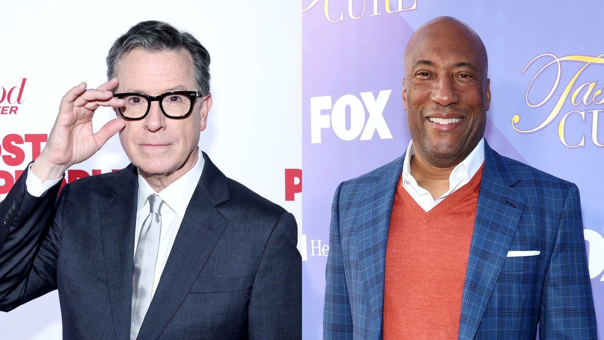 Stephen Colbert reacts to Byron Allen taking over his late-night time slot