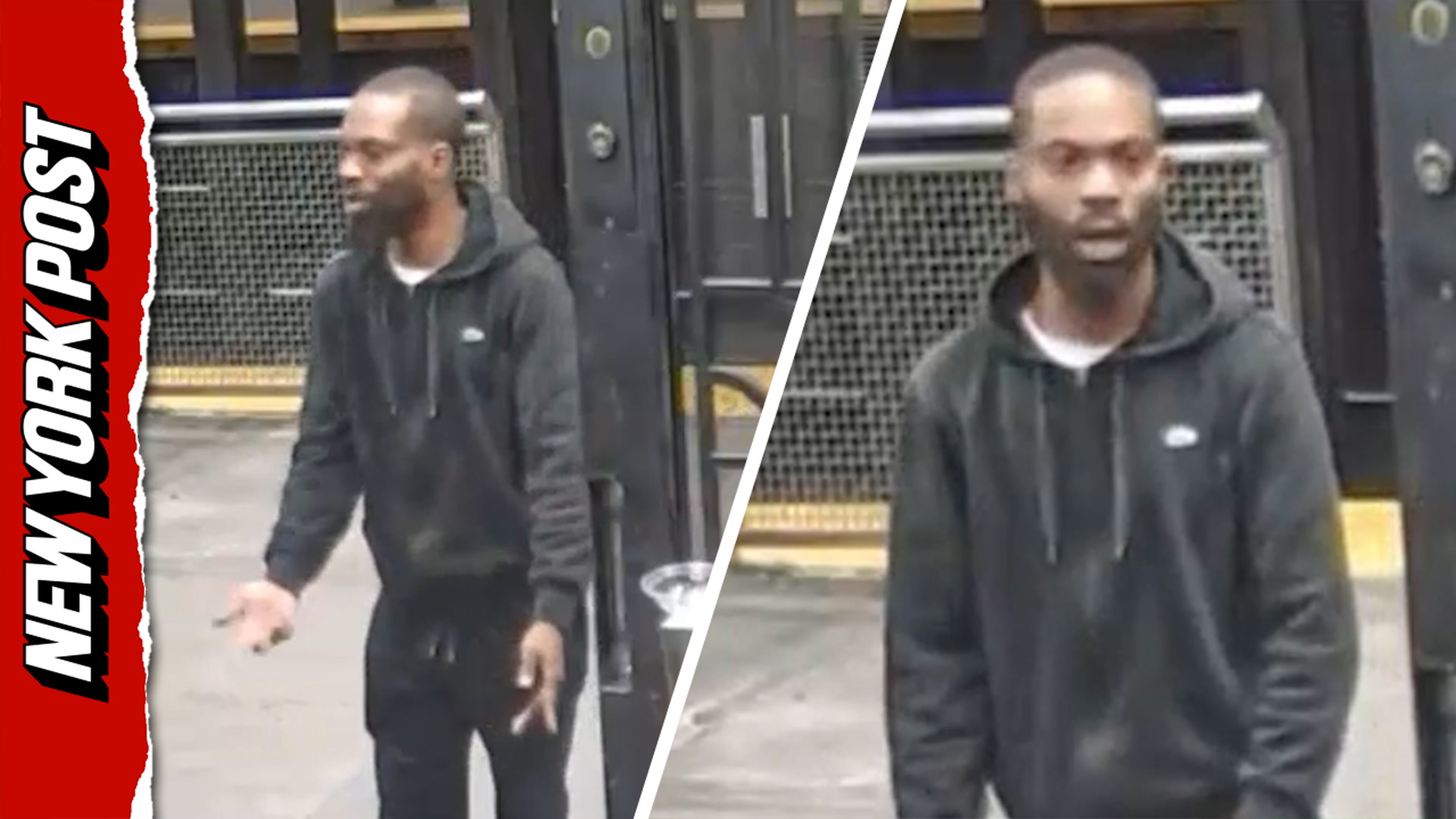 Police release footage of suspect who pushed man into subway tracks