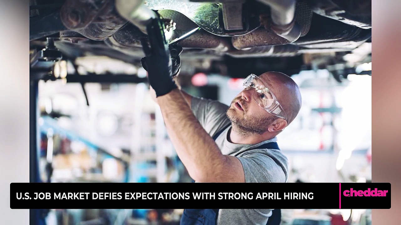 US job market defies expectations with strong April hiring