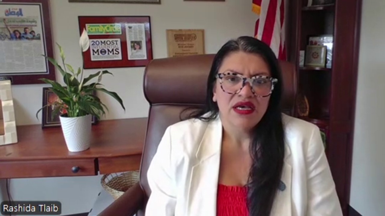 US Rep. Rashida Tlaib talks the Make DTE Pay Act
