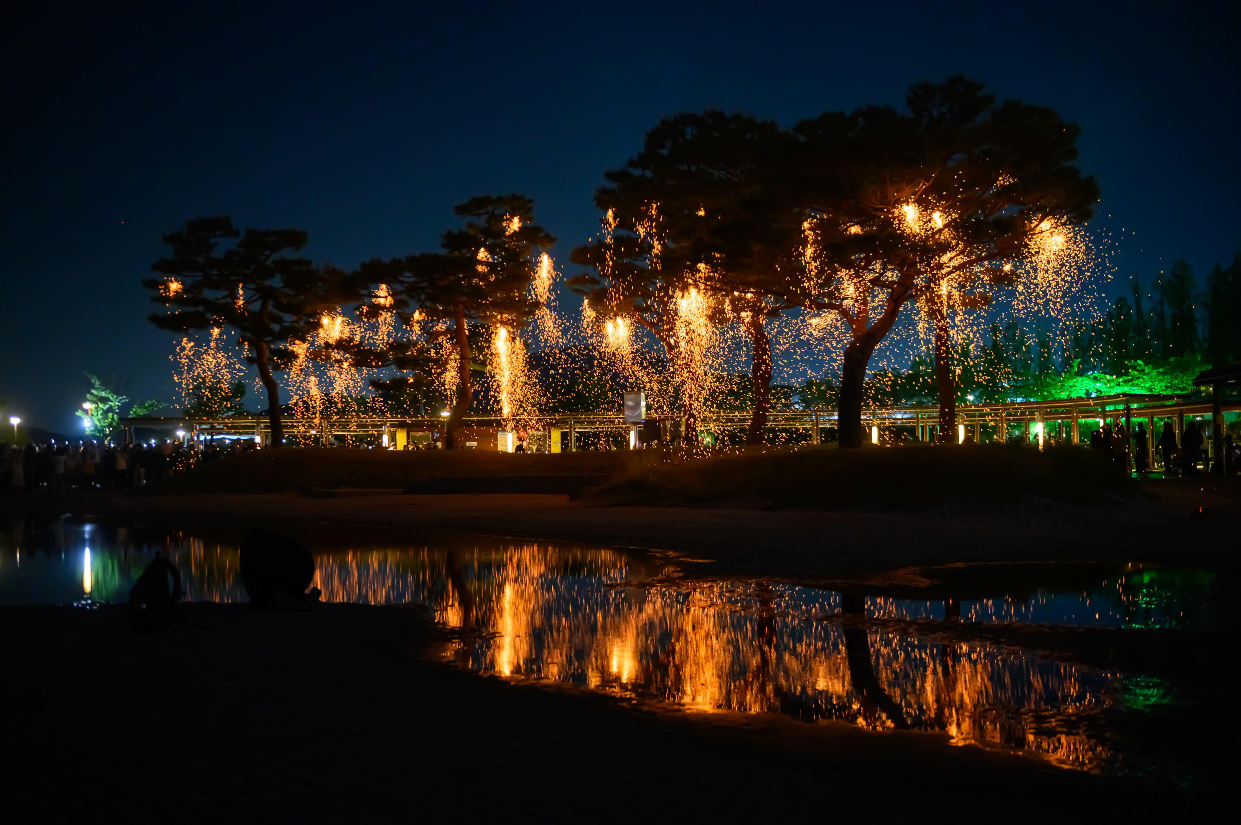 Sejong Firefall Festival showcases intangible heritage ritual