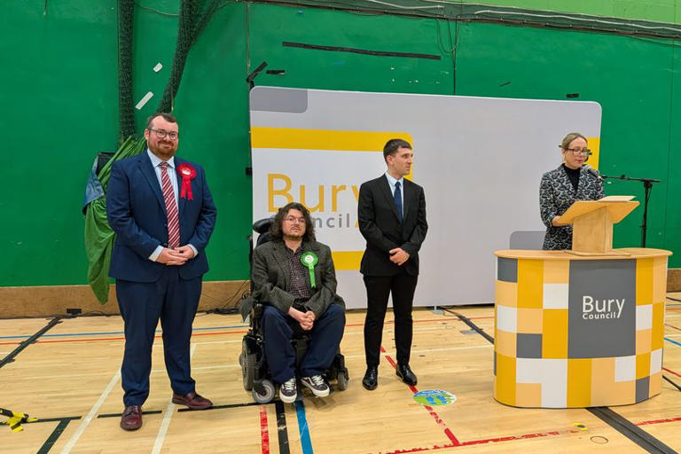 Bury local election results 2026 in full