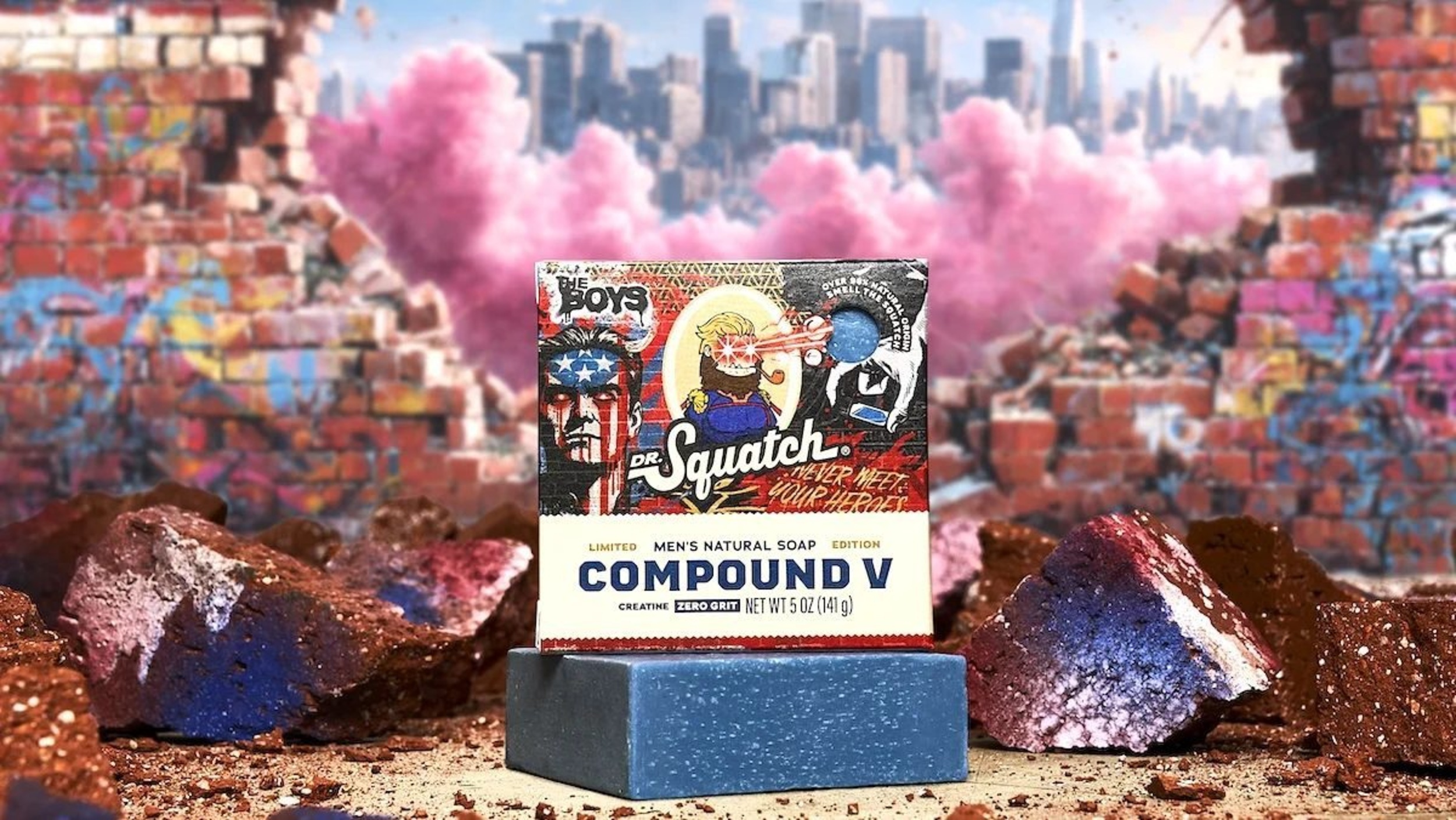Smell like 'The Boys' with Dr. Squatch's new 'Compound V' scented soap