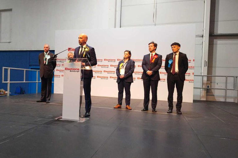 SNP win Edinburgh North Eastern and Leith seat keeping Ben MacPherson ...