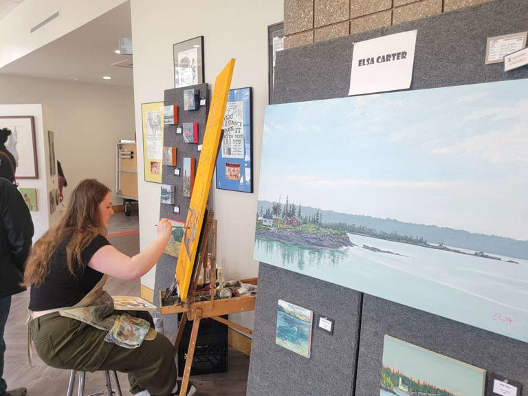 Spring art show exhibits works of Benzie Central students