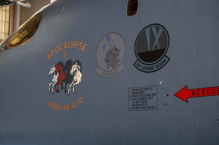 B-1B bomber Rage returns to service after restoration
