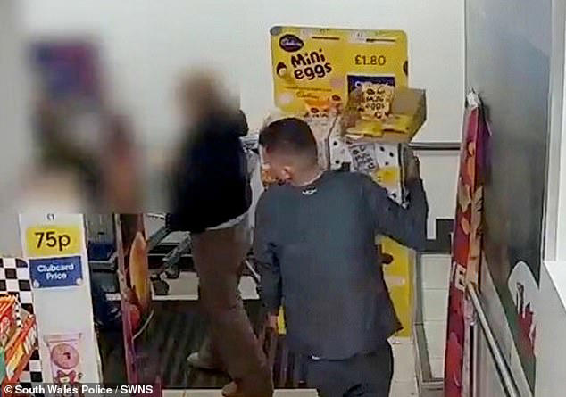 Moment Brazen And Prolific Shoplifter Hauls Away Whole Mini Eggs 6707