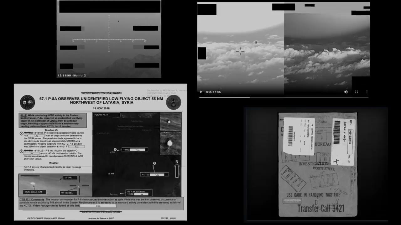 First batch of UFO files is released as Trump urges the public to draw ...