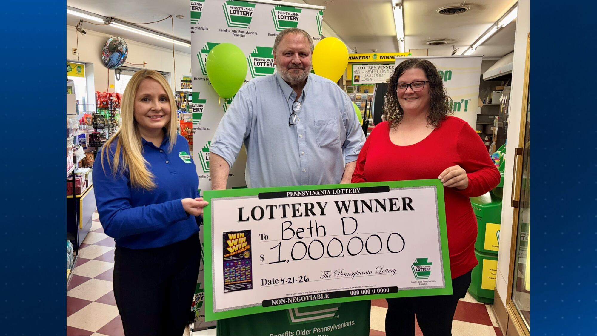 ‘Am I seeing this right?’: Local mom of 2 wins $1M from scratch-off ...
