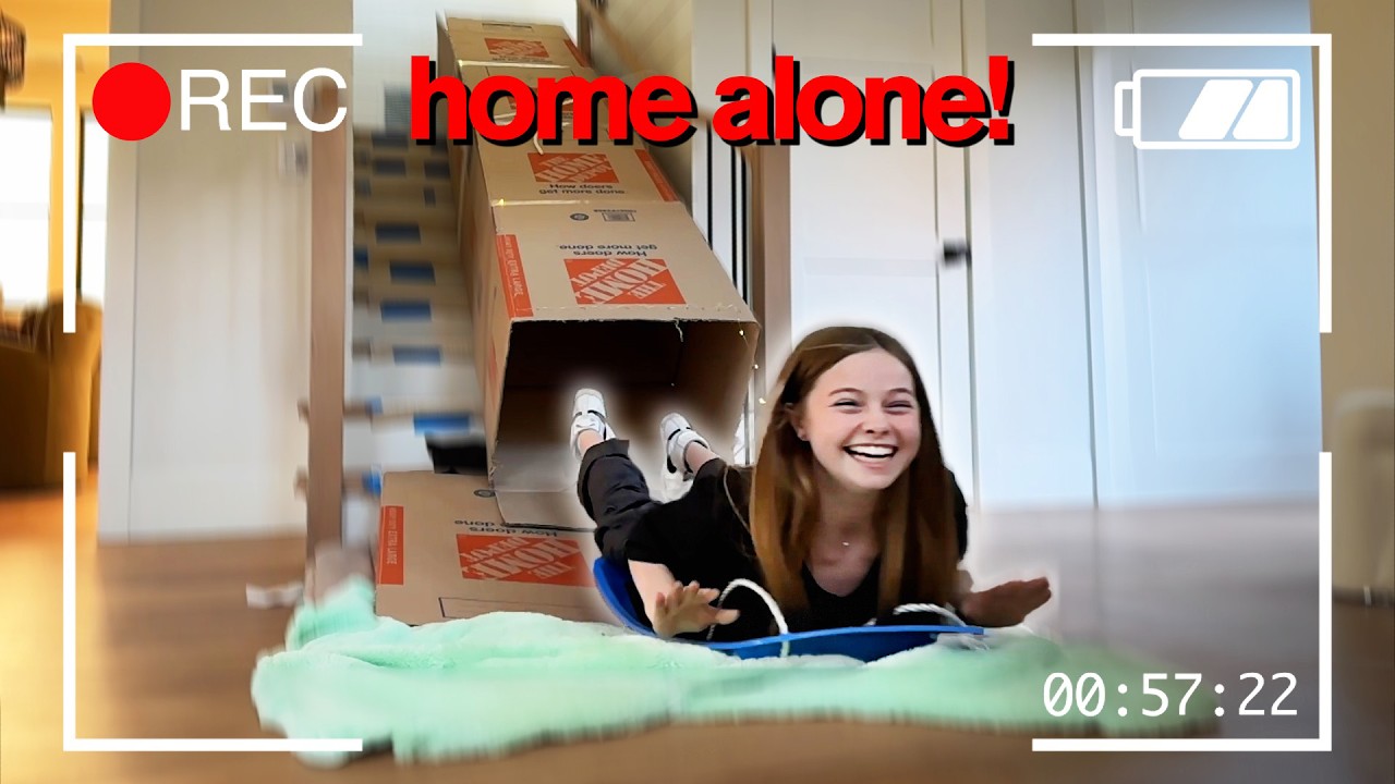 I stayed home alone for 24 hours! 😱