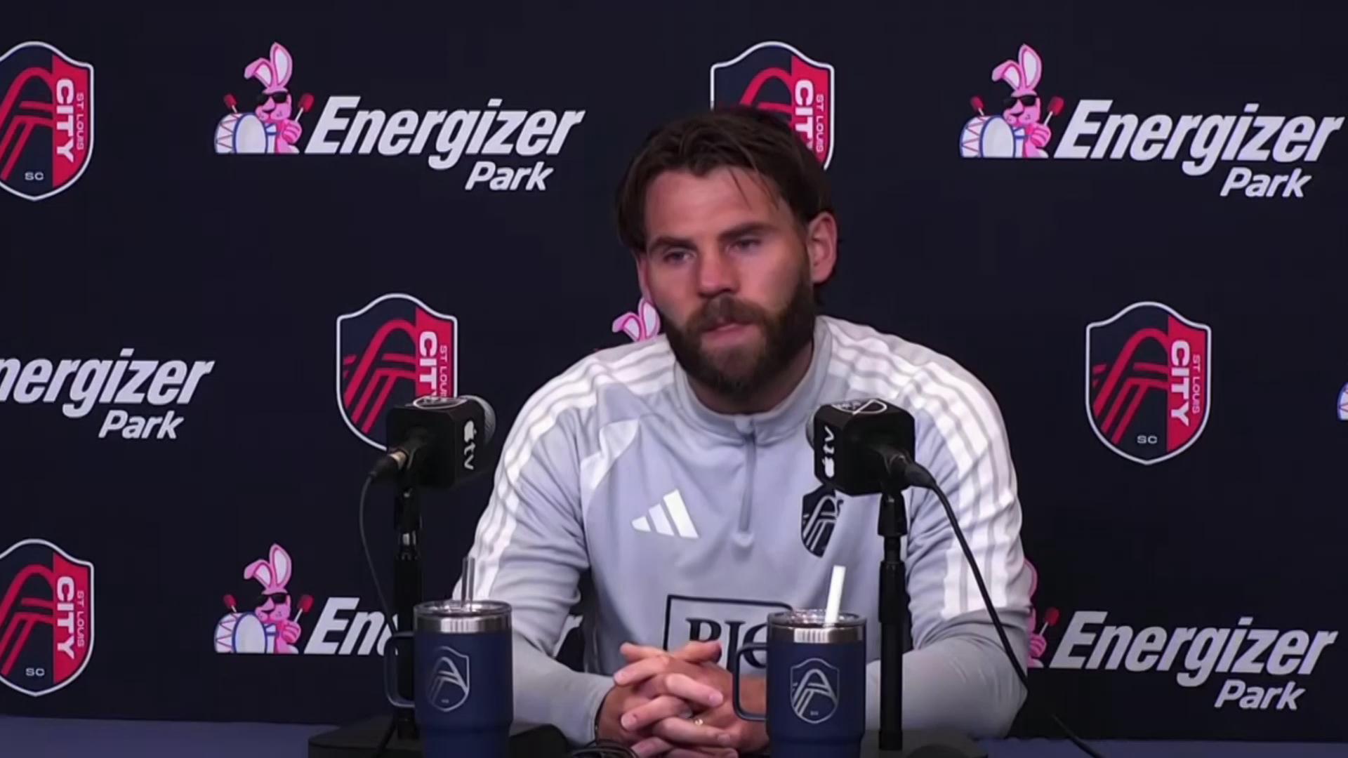 Eduard Löwen holds emotional press conference after passing his of wife