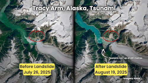 Towering Alaska megatsunami reached 481 metres high, experts say