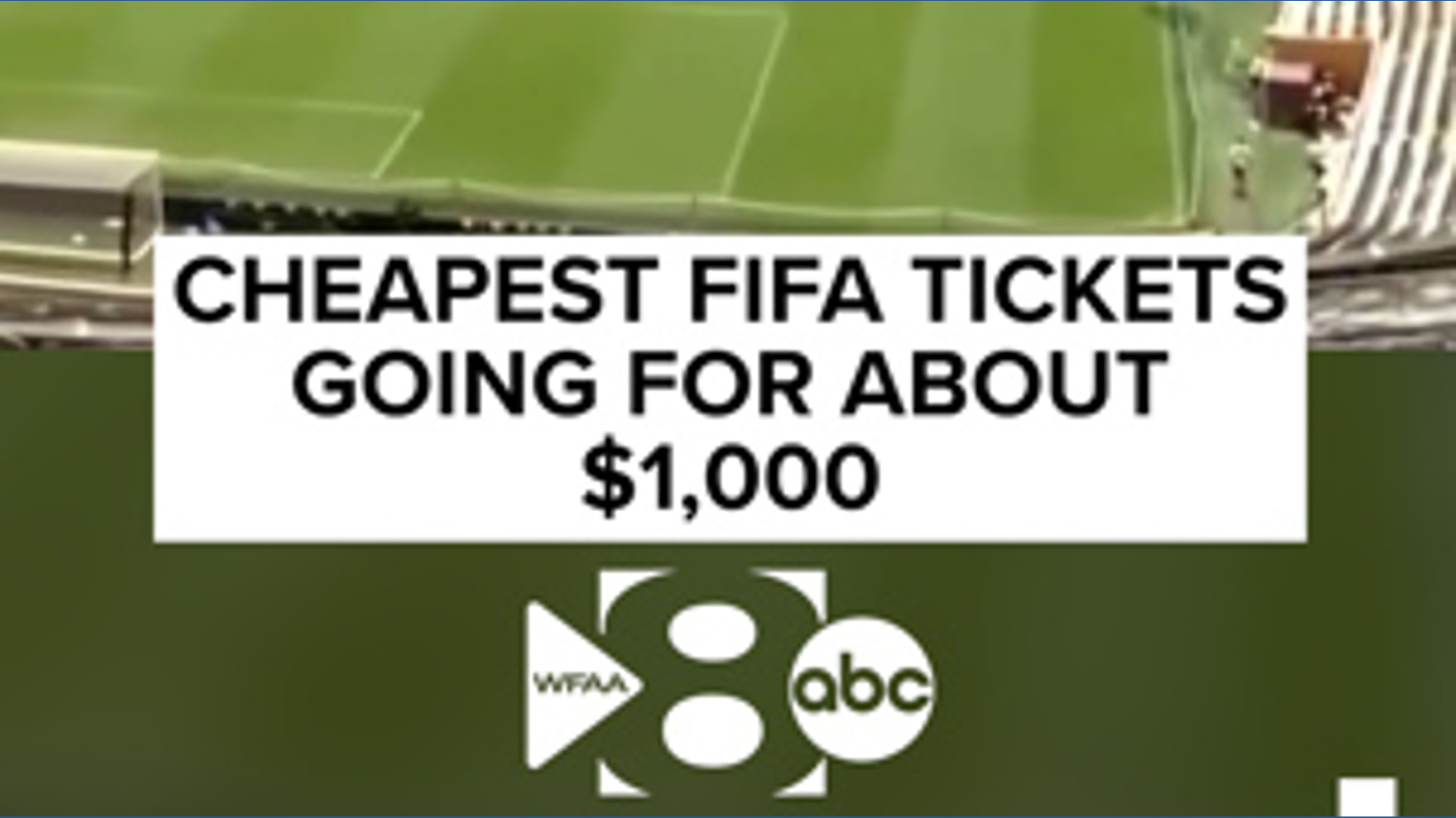 Cheapest FIFA tickets going for about $1,000