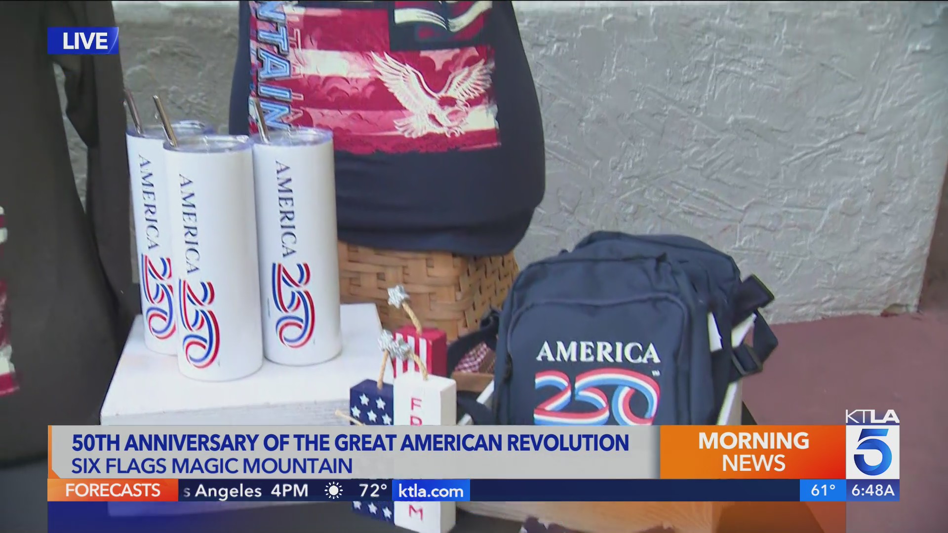 Six Flags Magic Mountain's 50th anniversary of The Great American ...
