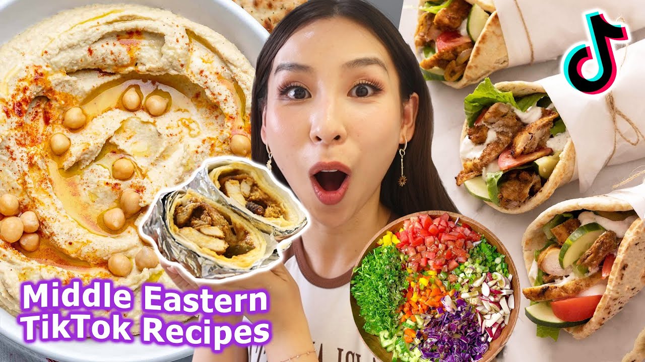 Trying viral Middle Eastern dishes