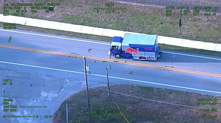 Woman arrested after stealing Red Bull truck, leading deputies on multi ...