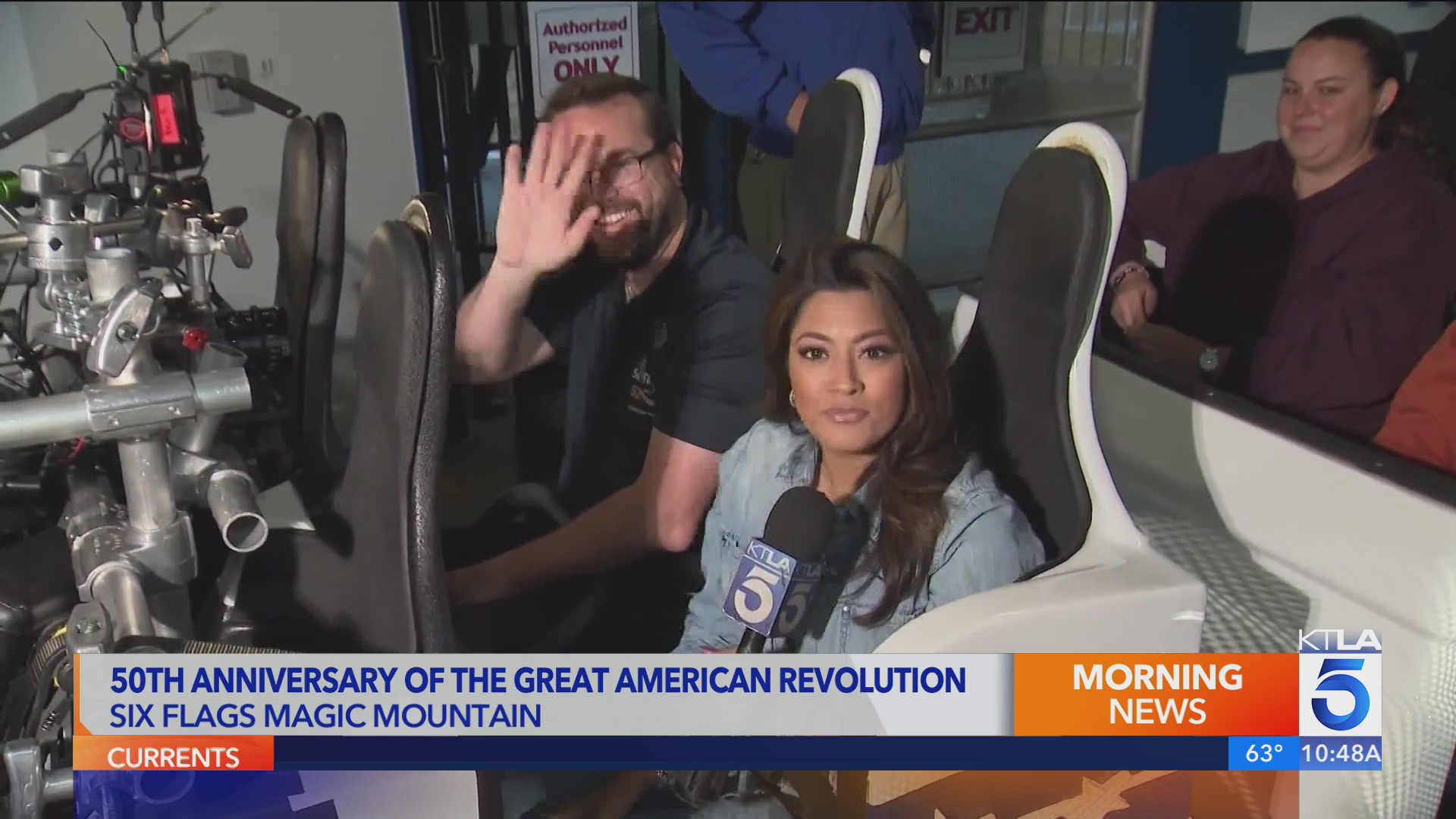 Six Flags Magic Mountain's 50th anniversary of the Great American ...