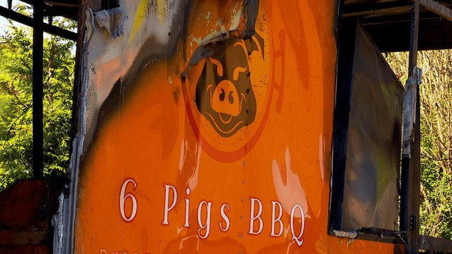 'I'm not giving up': 6 Pigs BBQ owner says they'll rebuild after fire ...