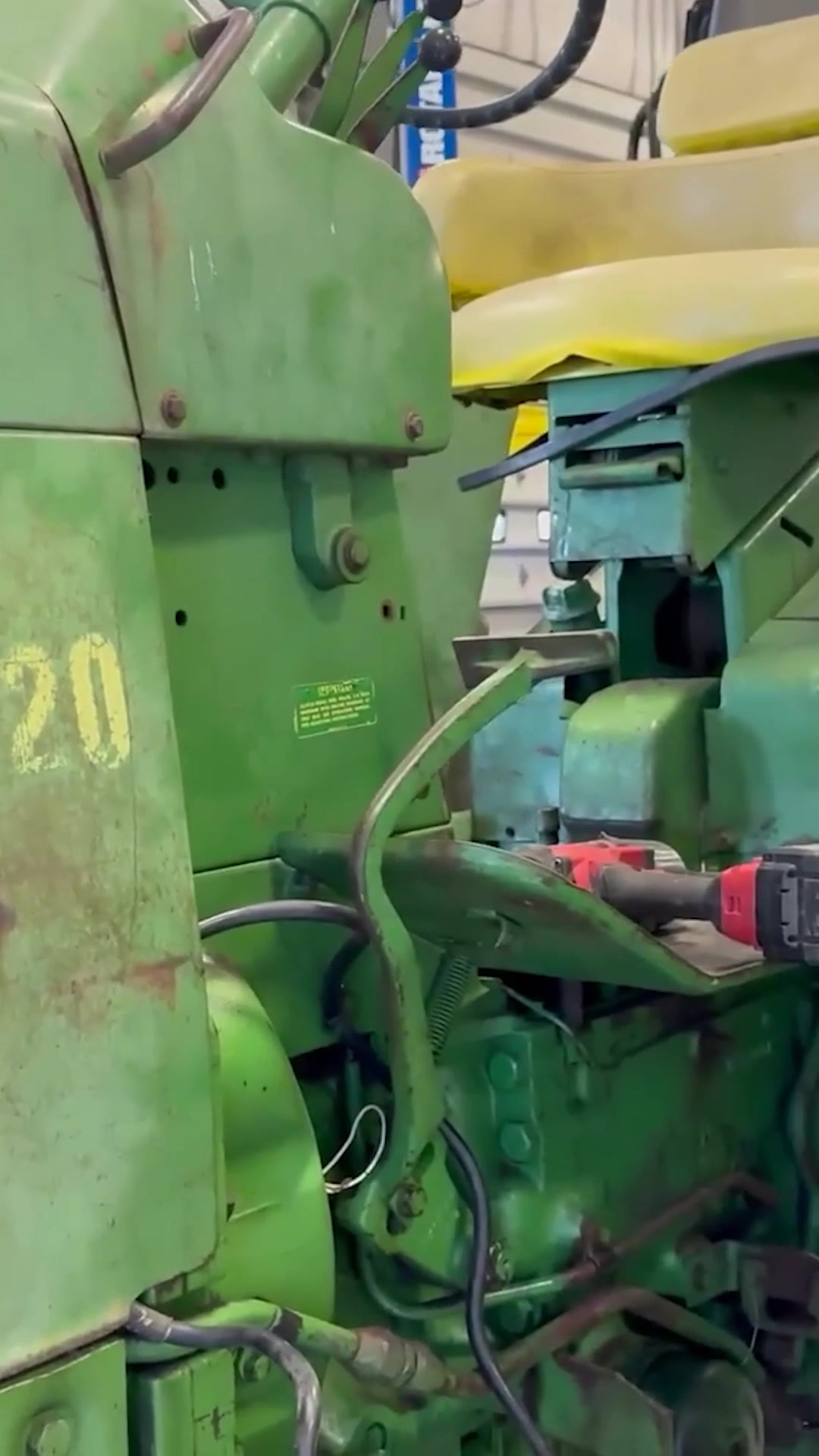 What’s been missing on this tractor