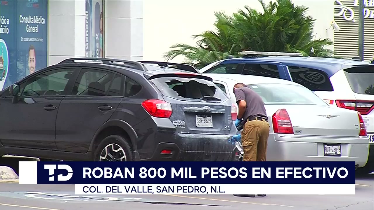 Delincuentes roban 800 mil pesos de una camioneta en plaza de San Pedro ...