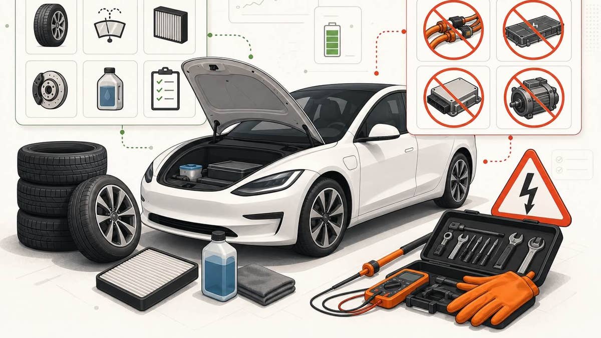 DIY EV maintenance: What you can fix and what to avoid in 2026