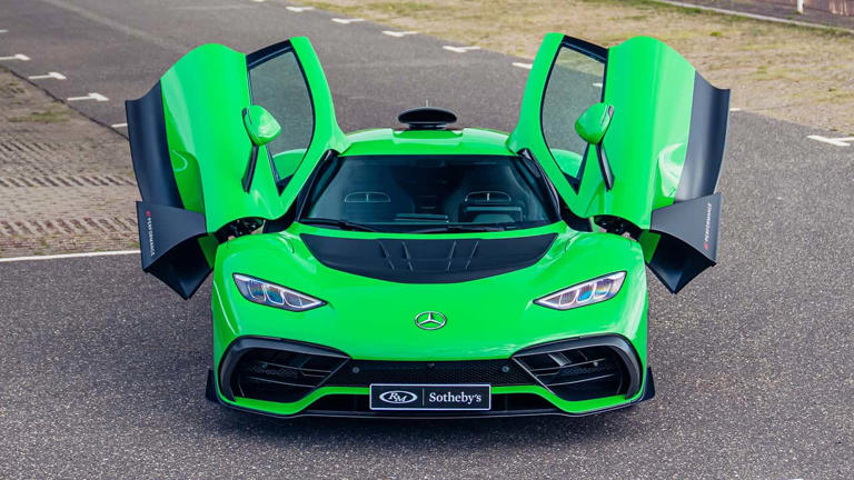 ¡No está nada mal este Mercedes-AMG ONE verde de 1.063 CV y 3 millones ...