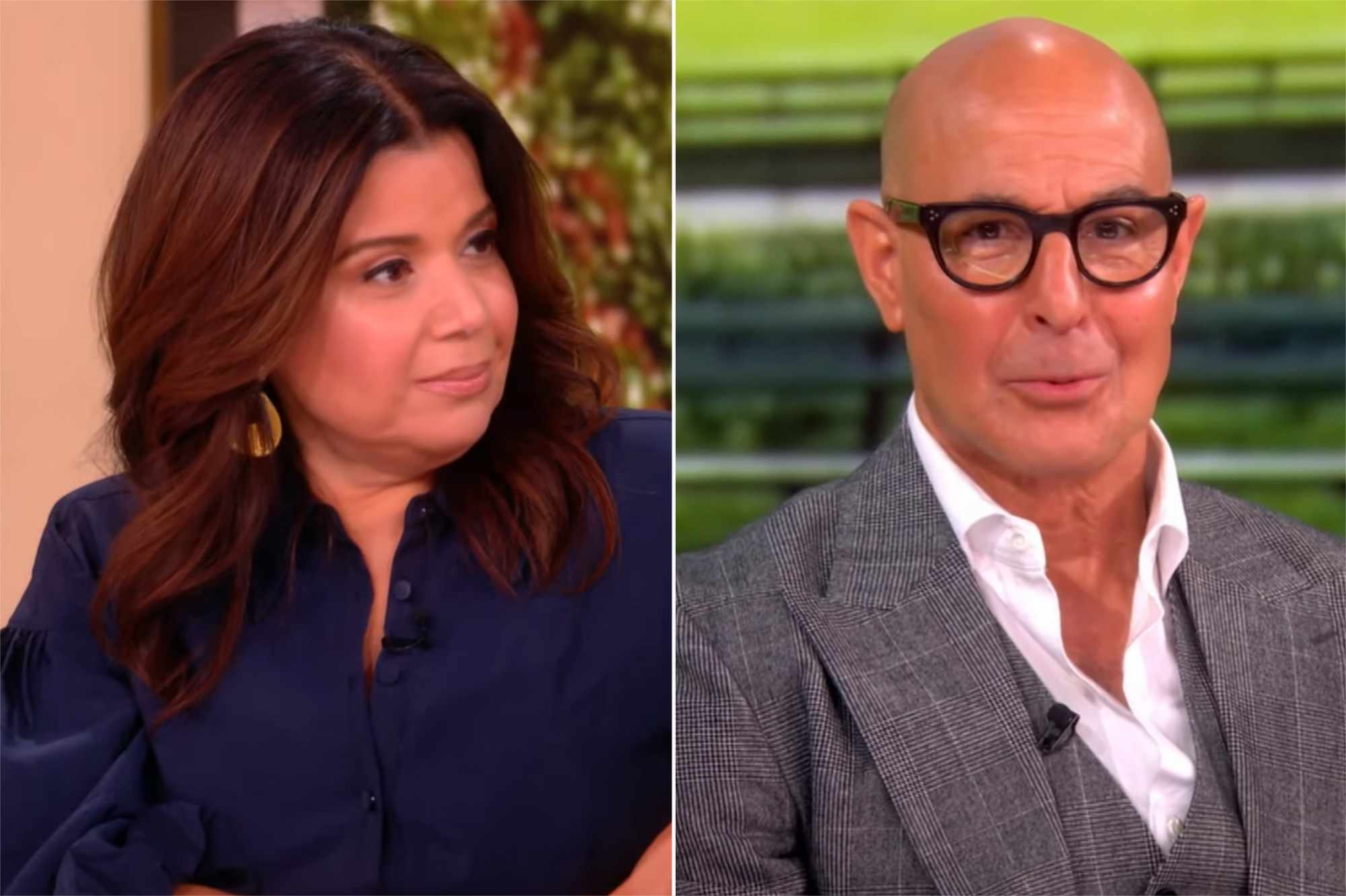 Stanley Tucci reacts to 'The View' probing him on being 'sex symbol to ...