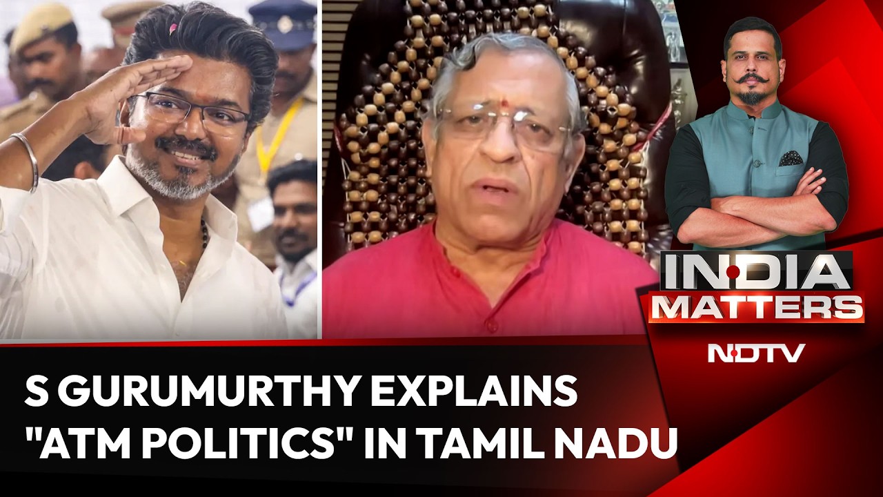 S Gurumurthy explains 'ATM politics' in Tamil Nadu, targets DMK ...