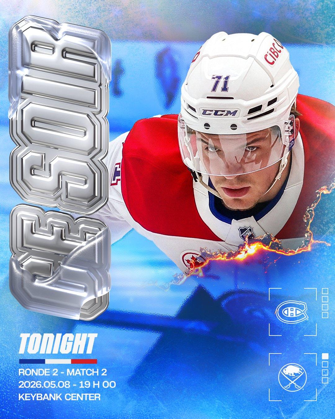 Habs looking to bounce back in game 2 tonight