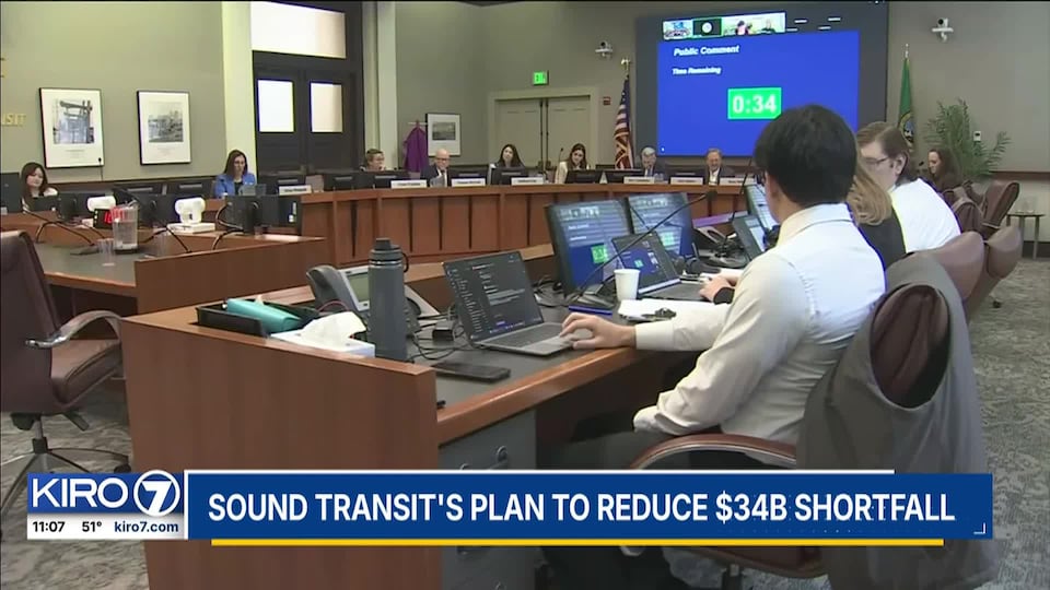 Video: Sound Transit's plan to close $34B shortfall