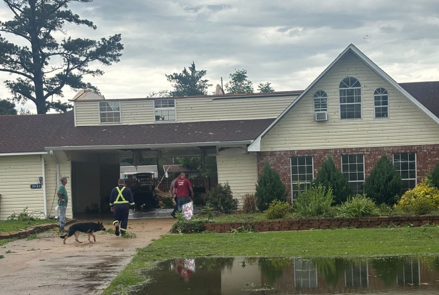 Strong winds cause damage in Avoyelles Parish Friday morning