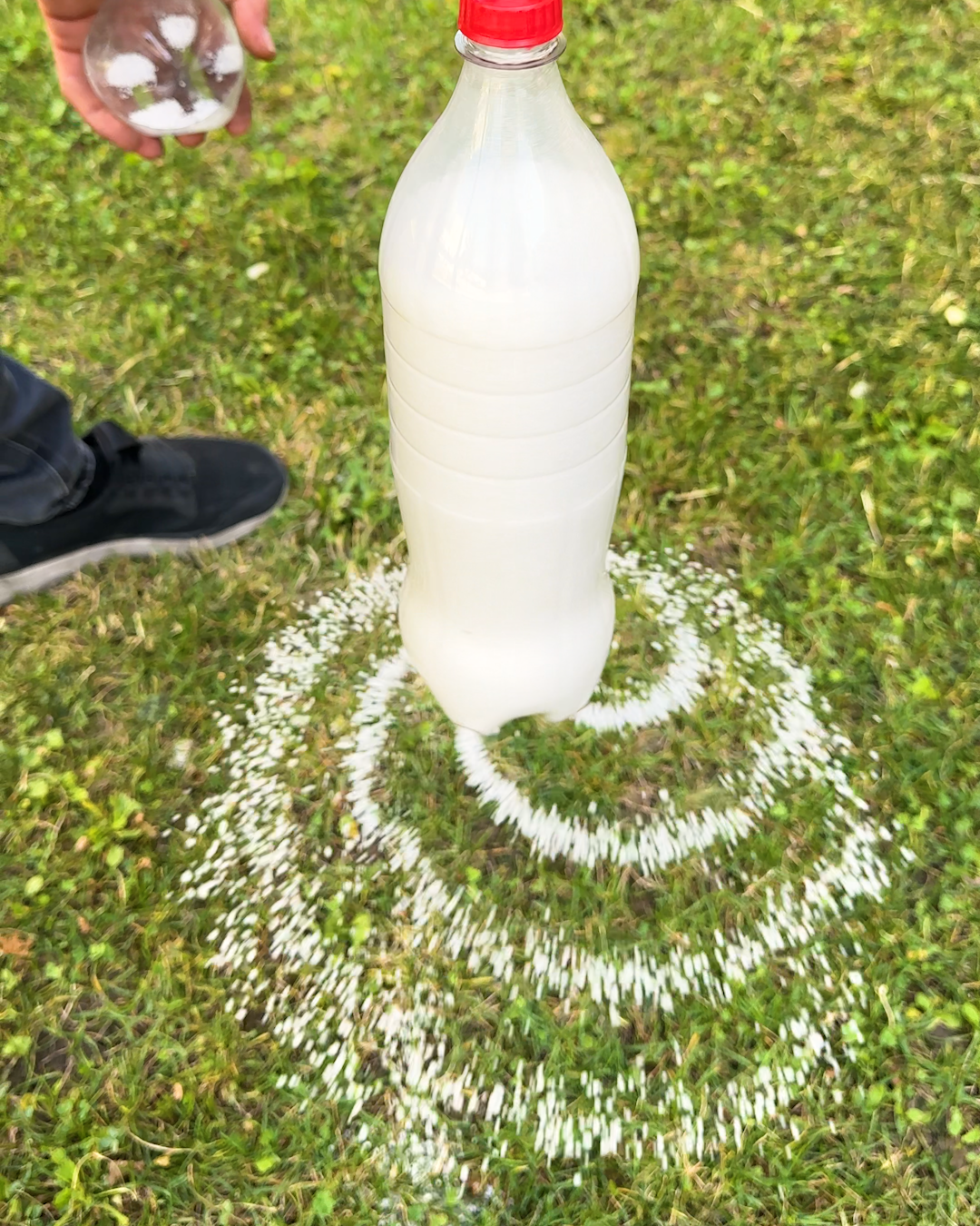 A DIY lawn sprinkler💯