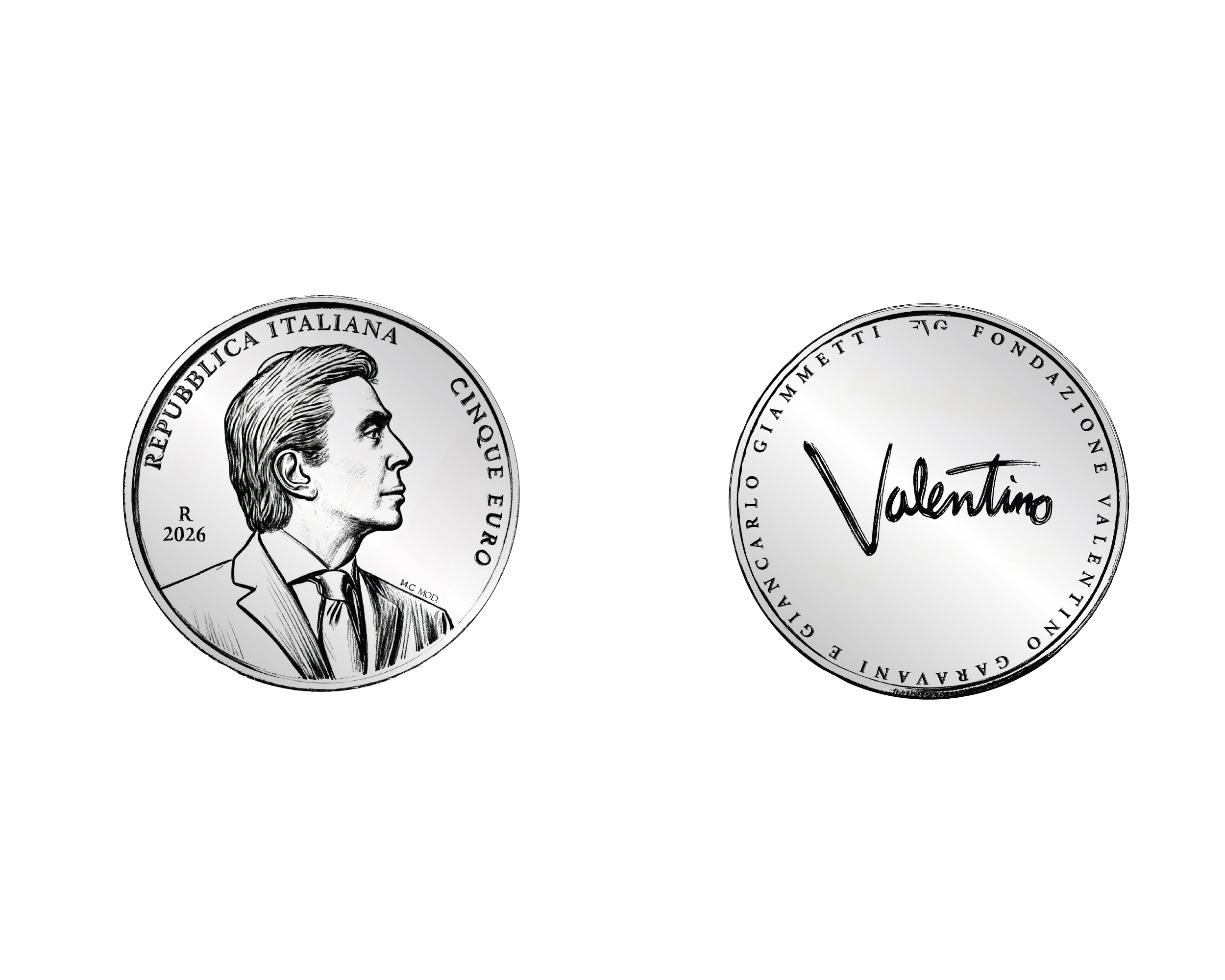 Valentino Garavani commemorative coin celebrates couturier's legacy