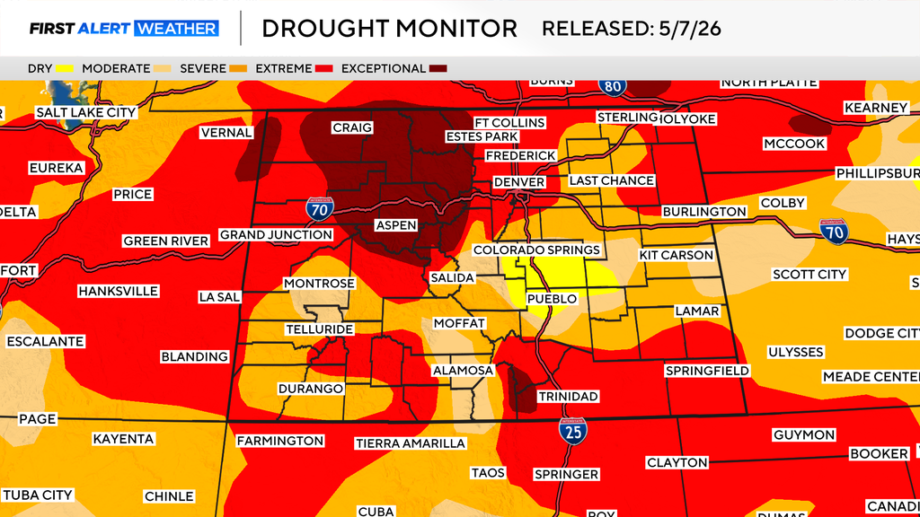 Colorado drought improves slightly, but extreme conditions remain