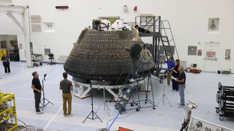 Artemis II: equipos técnicos de la NASA inspeccionarán la nave Orion ...