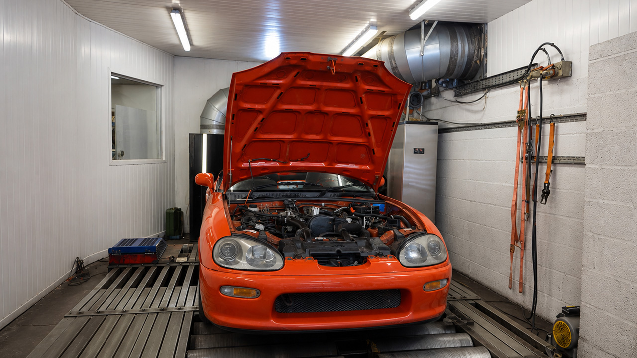 Can this tiny cappuccino match a Mazda MX5 power?