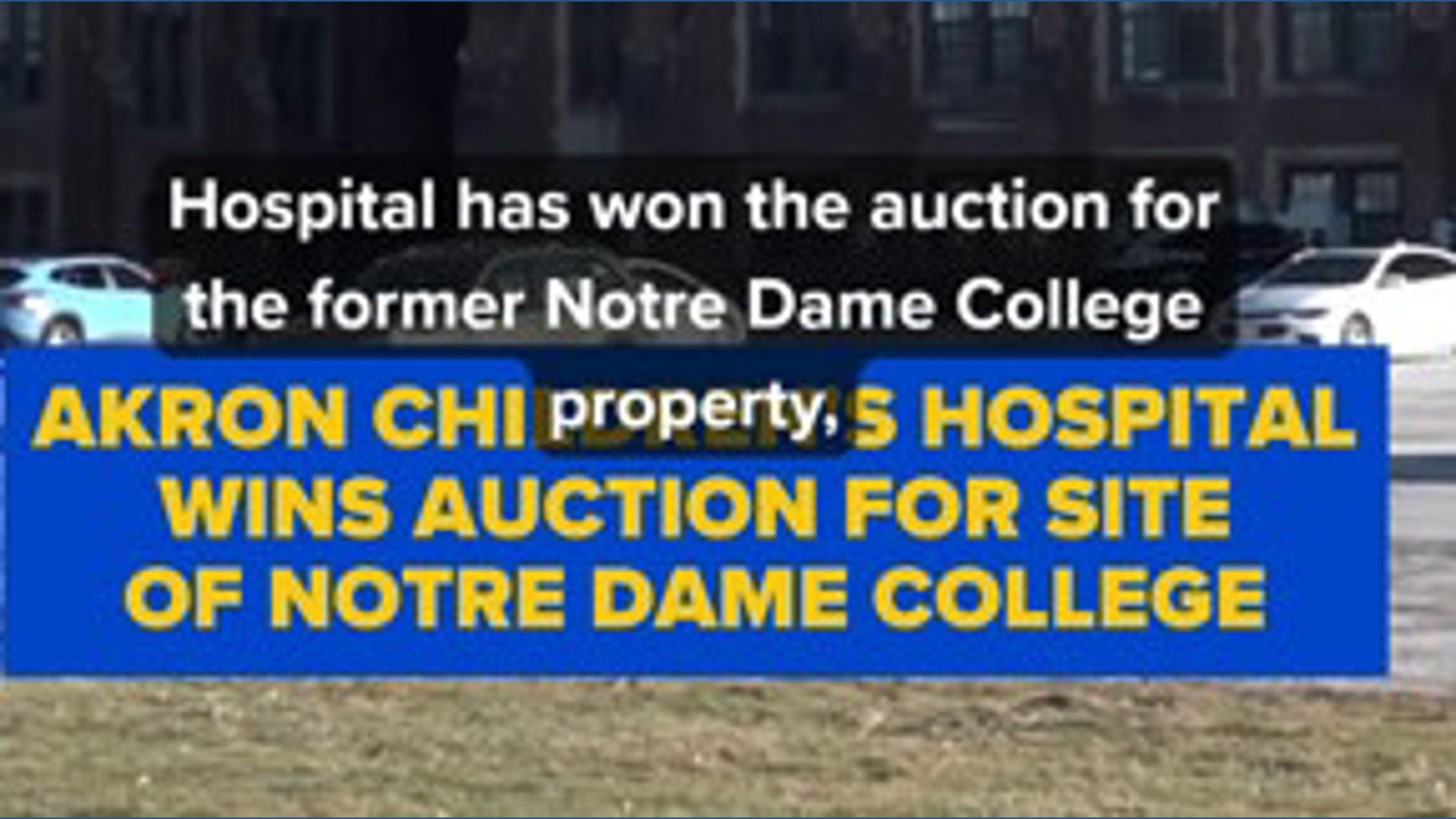 Site of former Notre Dame College won in auction by Akron Children's ...