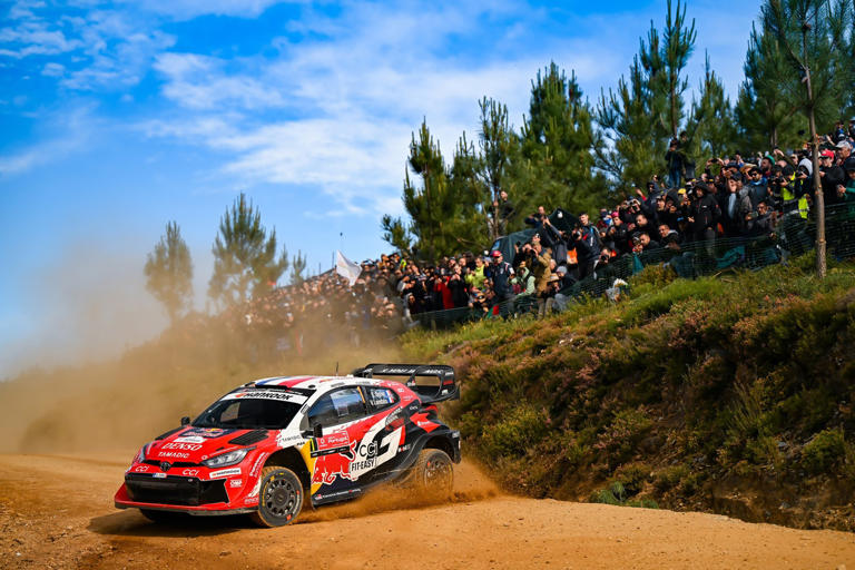WRC Portugal: Adrien Fourmaux off gives Sebastien Ogier rally lead