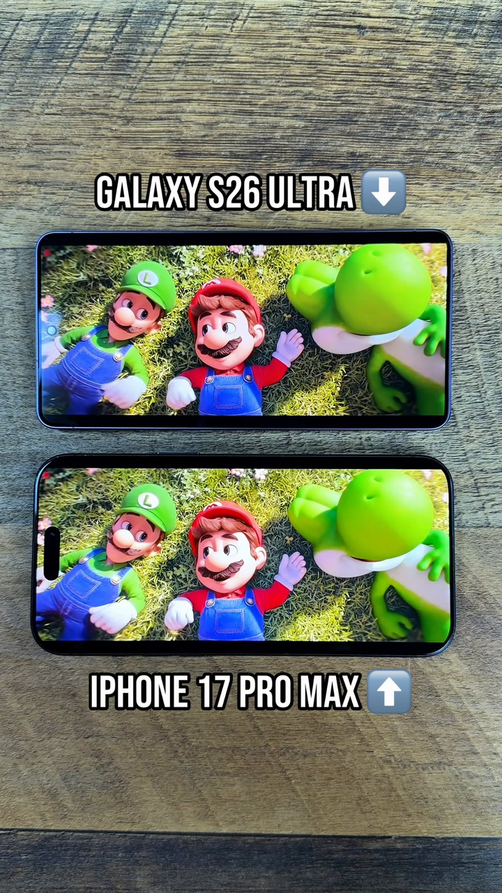 Galaxy S26 Ultra vs. iPhone 17 Pro Max: Ultimate display showdown