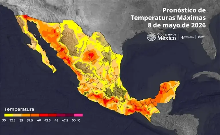Baja California se derrite con más de 45 grados este 8 de mayo